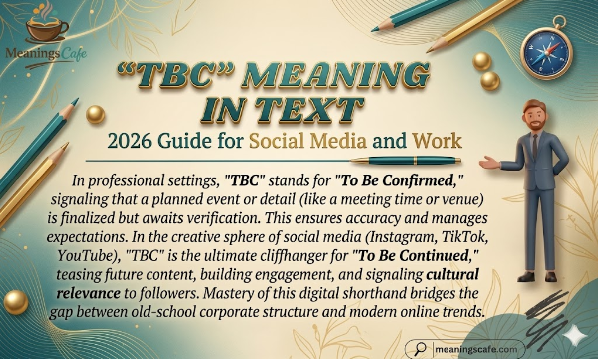TBC Mean in Text: Clear Explanation for beginners (2026 Guide)
